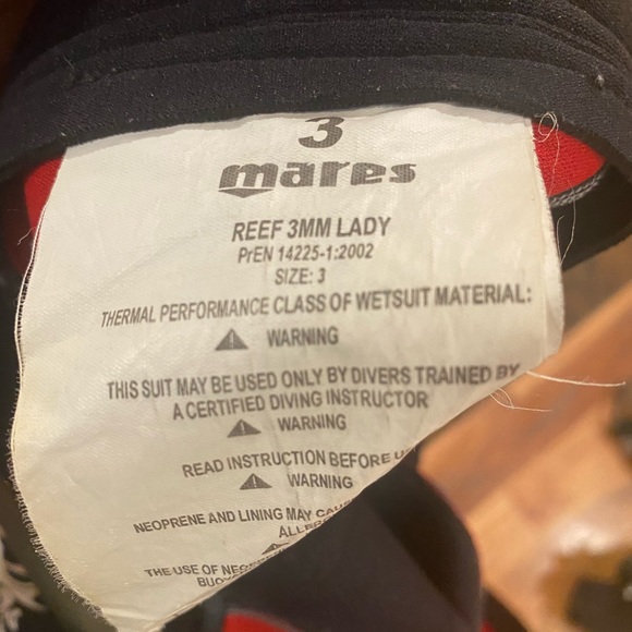 Mares | Swim | Mares 3mm Wetsuit For Women Still In Excellent Condition ...